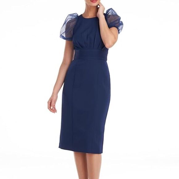 JS Collections | Dresses | Nwt Jscollections Harley Puff Sleeve Dress ...